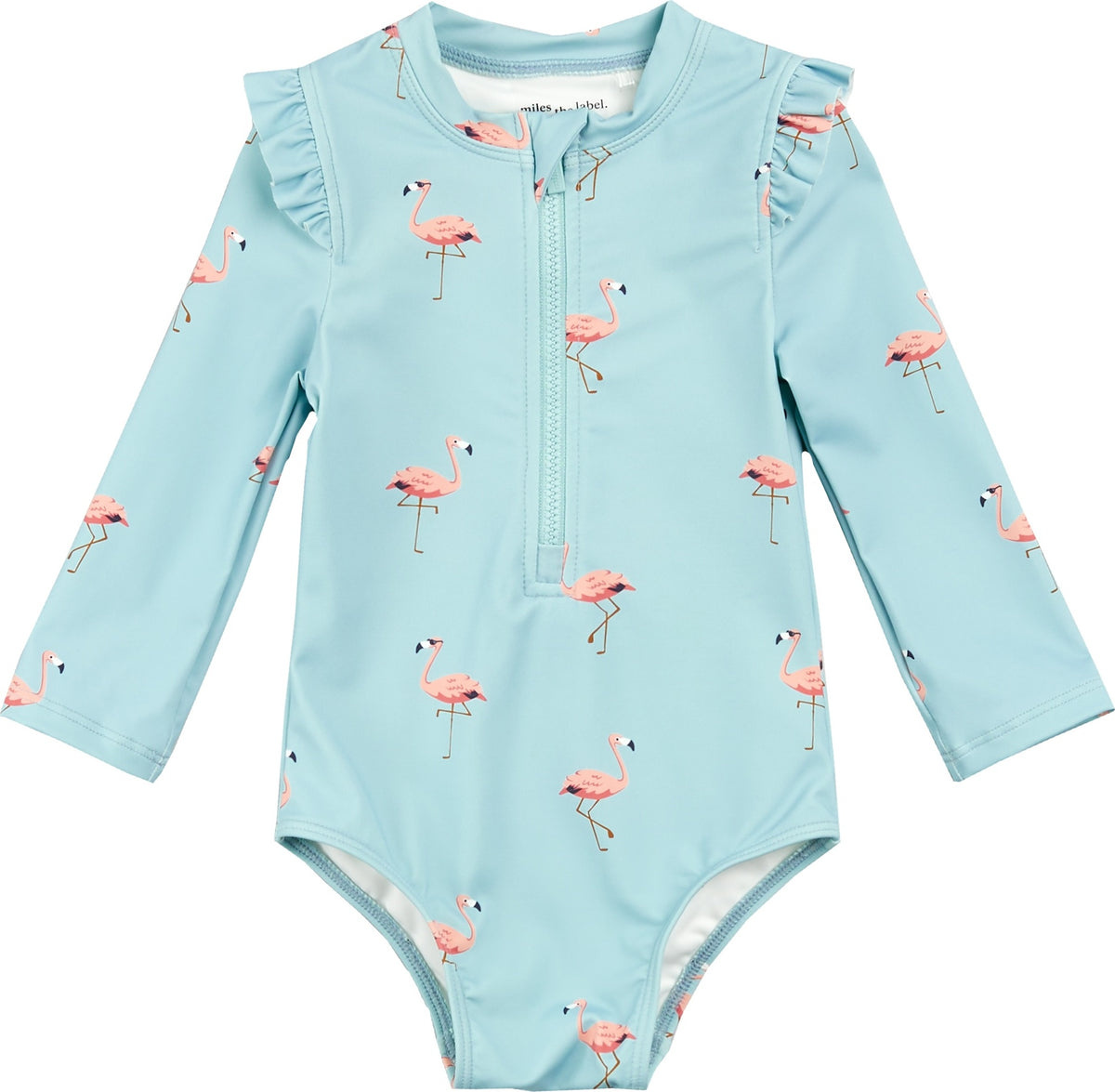 Miles The Label Maillot de bain une pièce imprimé à manches longues ...