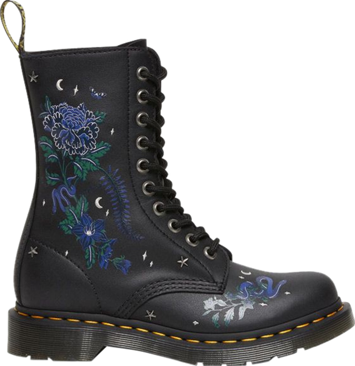 Dr. Martens Bottes mi-mollet en cuir 1490 Mystic Floral - Femme ...