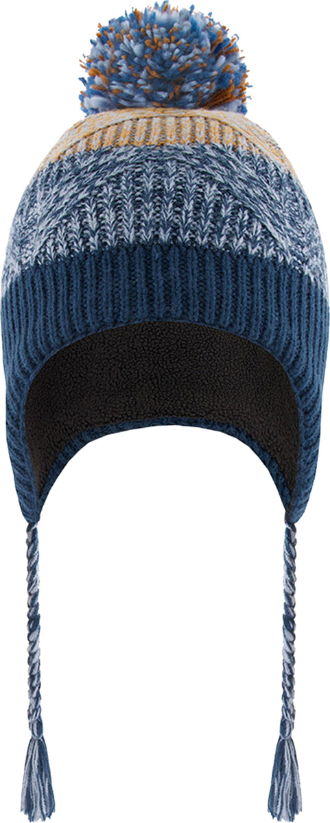 Deux par Deux Tuque péruvienne en tricot bleu sarcelle couleurs ...